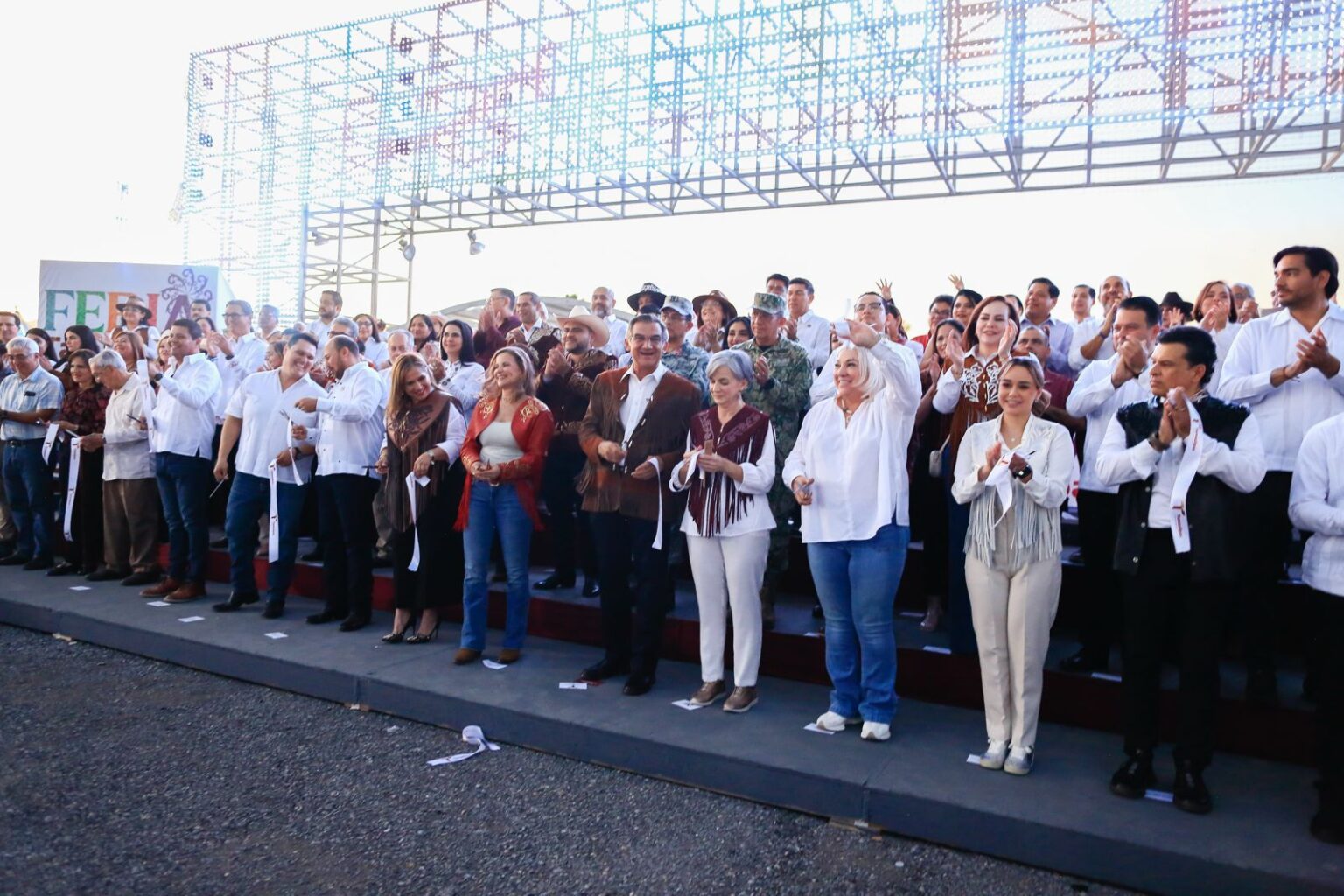 El gobernador Américo y María de Villareal, Inauguran Feria Tamaulipas ...